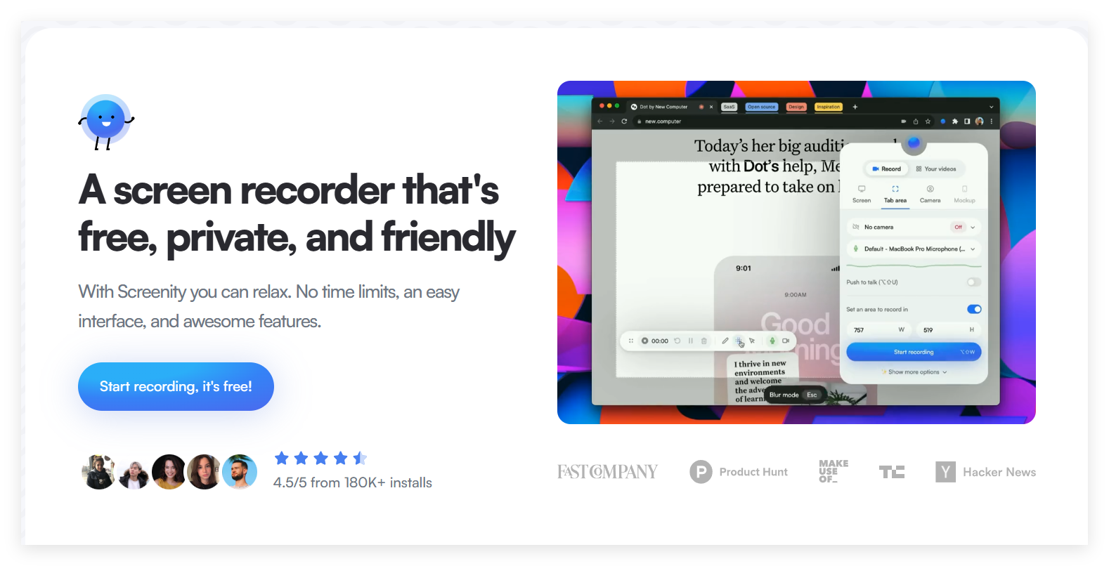 Screenity：开源、无限、私密的屏幕录制与标注神器 – Poixe Blog